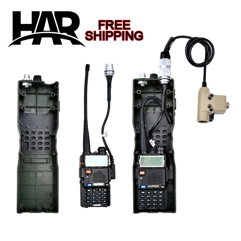 Baofeng-WADSN-PTT-Headset-Adapter-PTT-Headphone-Connector-WC001-For ...