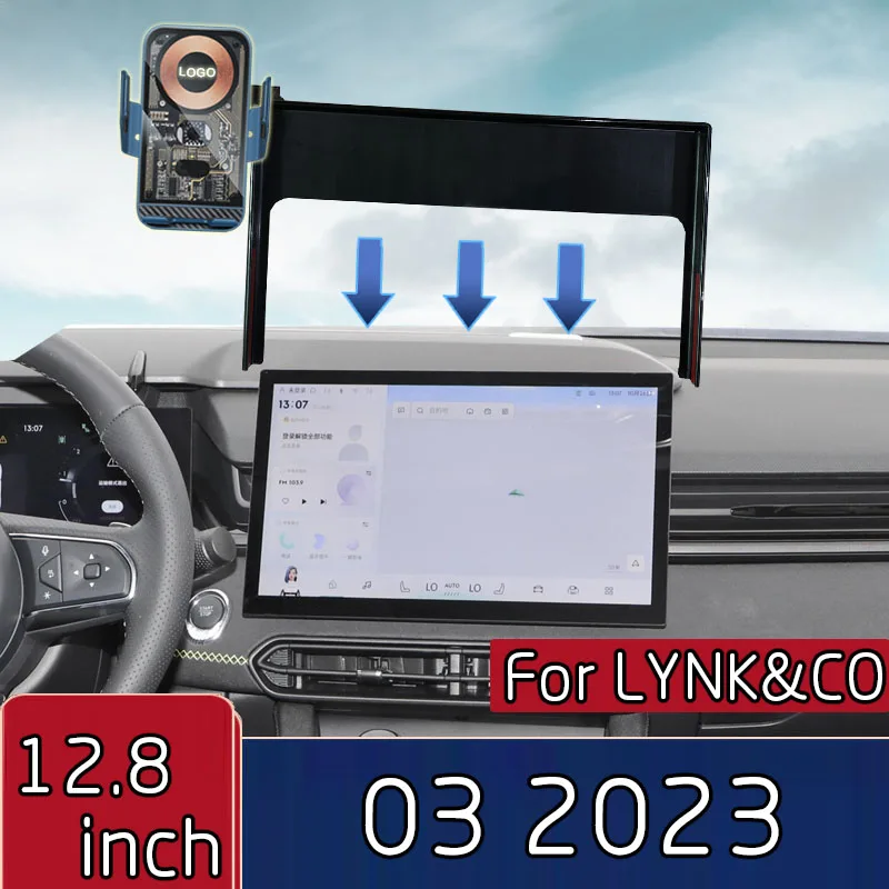 For-Geely-LYNK-CO-03-2023-Car-Wireless-Charger-Mobile-Phone-GPS ...