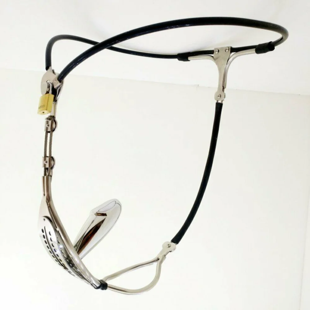 Stainless-Steel-Chastity-Belt-Light-Weight-Panties-Chastity-Lock-Pants ...