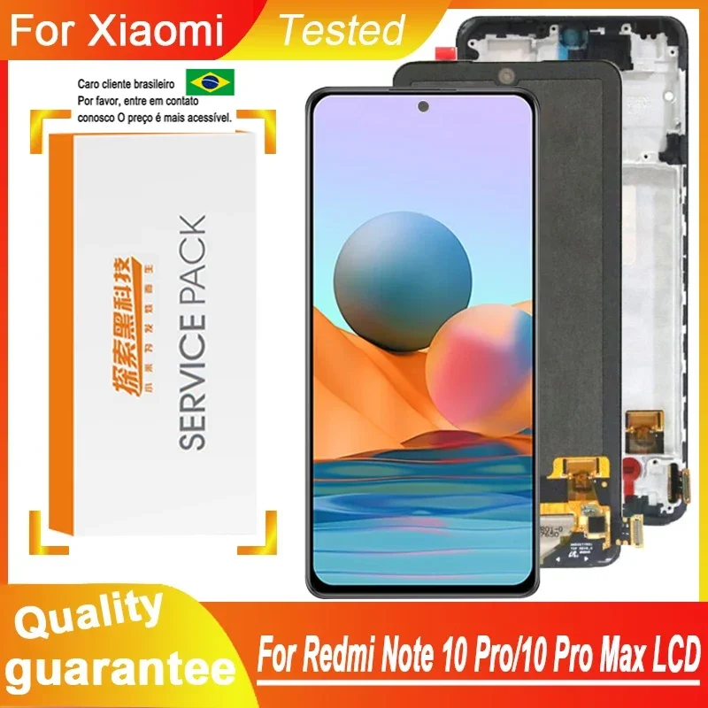 Original-6-67-LCD-For-Xiaomi-Redmi-Note-10-Pro-M2101K6G-AMOLED-Display ...