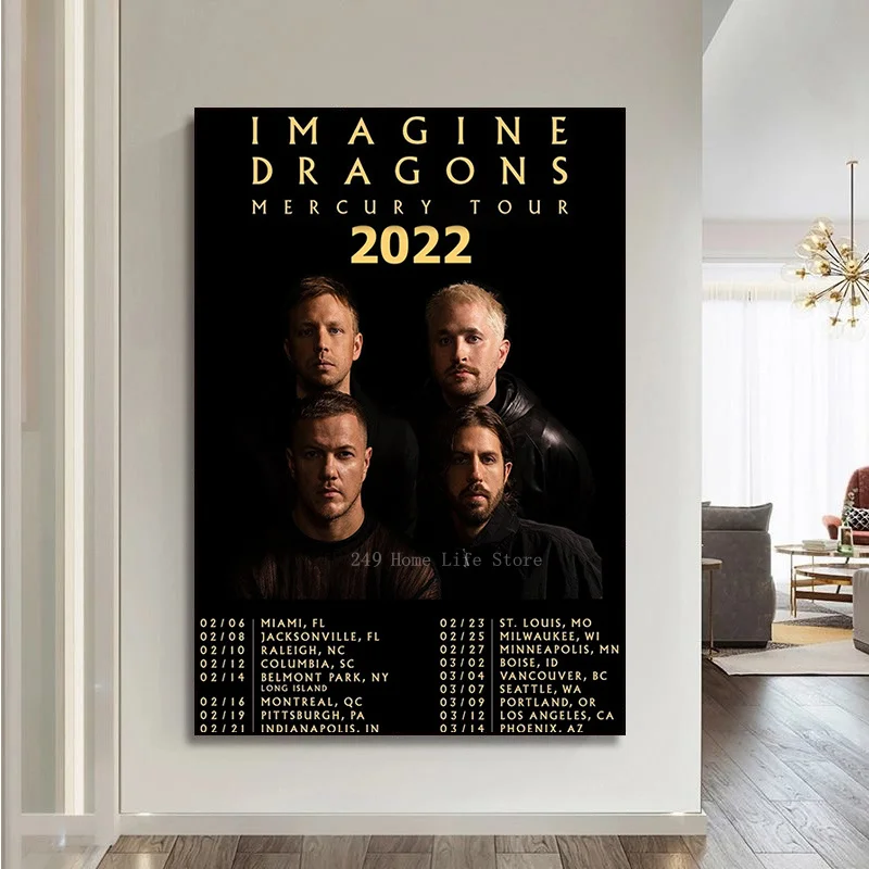 Imagine Dragons Poster 2022