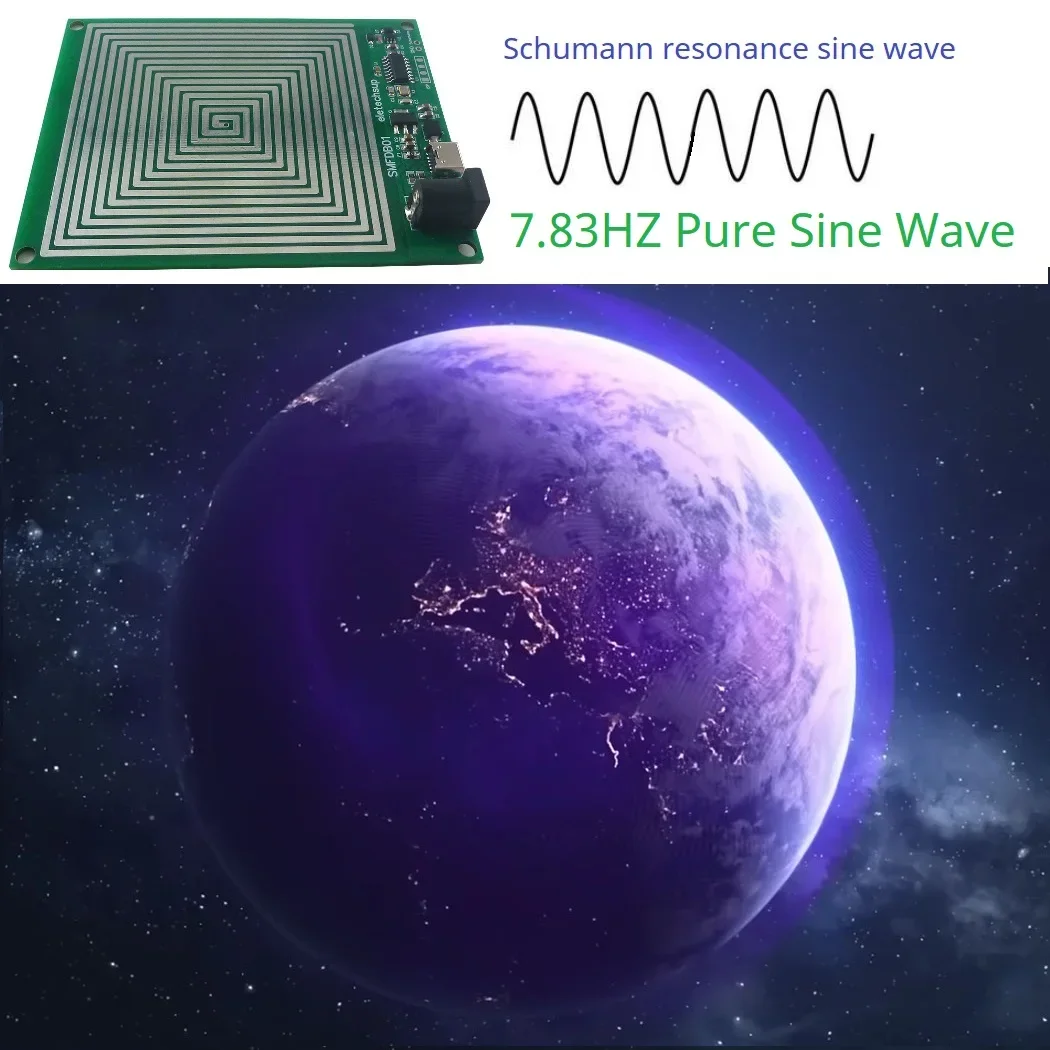 NEW! 7.83Hz Pure Sine Wave Schumann Resonances SR Signal Generator ...