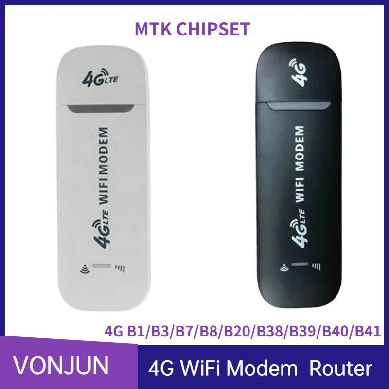 4G USB 와이파이 동글 무선 모뎀 라우터, FDD TDD MTK 칩셋, B1, 3, 7, 8, 20, 38, 39, 40/41|4g dongel|wireless usb ...