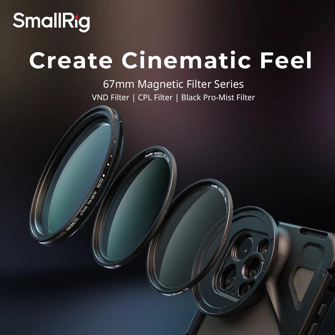 SmallRig-Attachable-67mm-Filter-System-for-Cameres-Phones-1-4-Effect ...