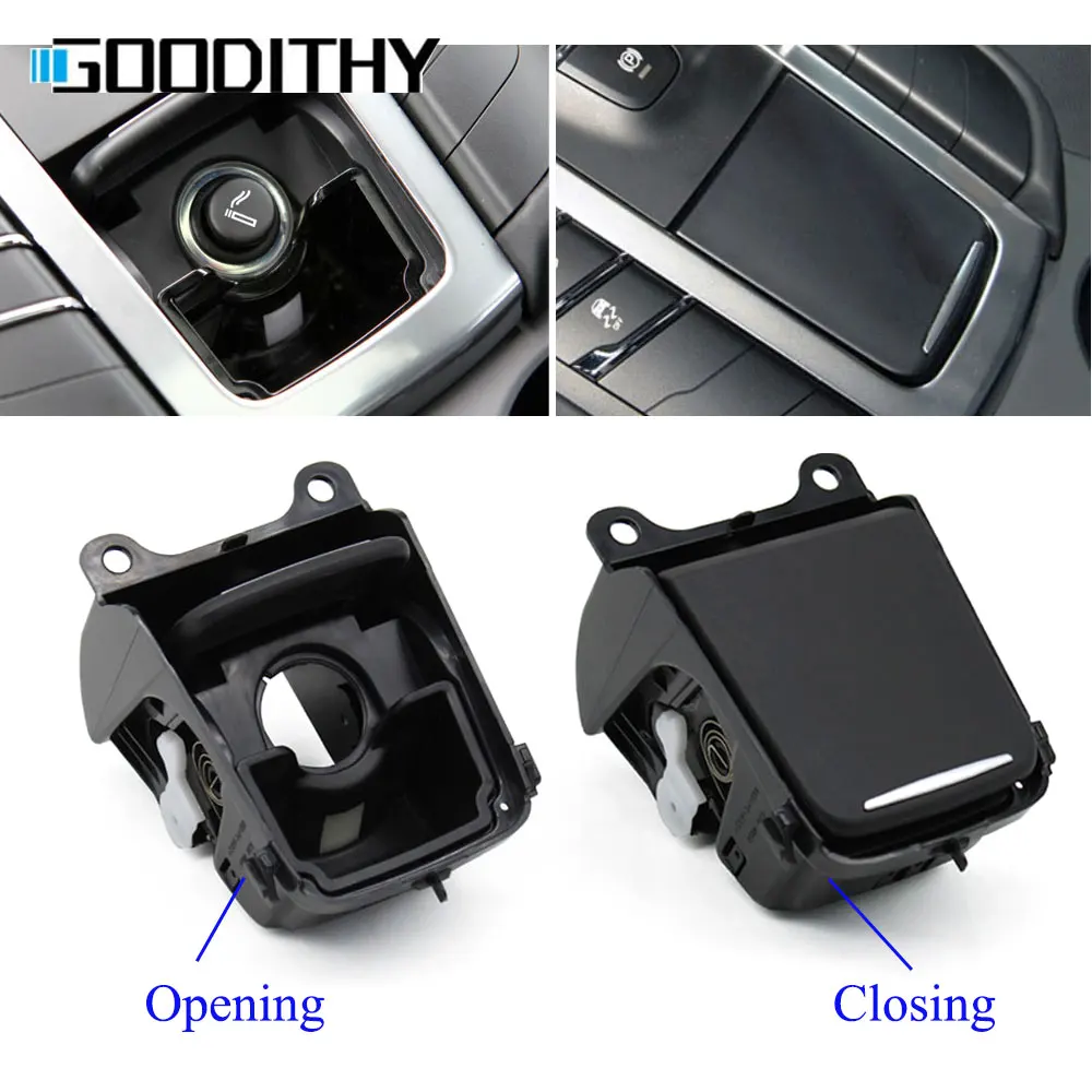 Front Center Console Ashtray Box Cover Liner Case Assembly For Porsche ...