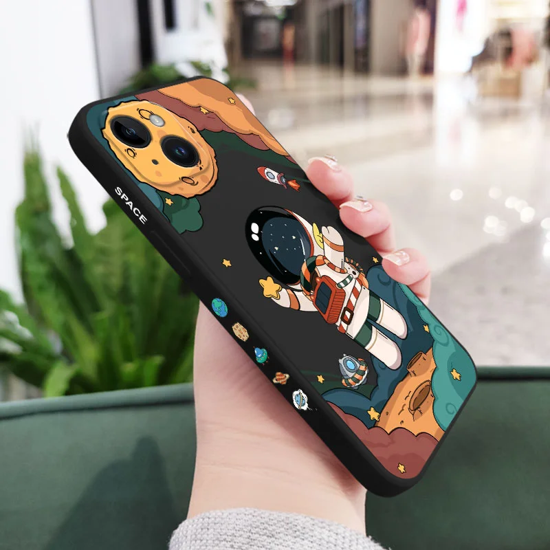 Funda de teléfono Hello Astronaut para iPhone, 15, 14, 13, 12, 11 Pro ...
