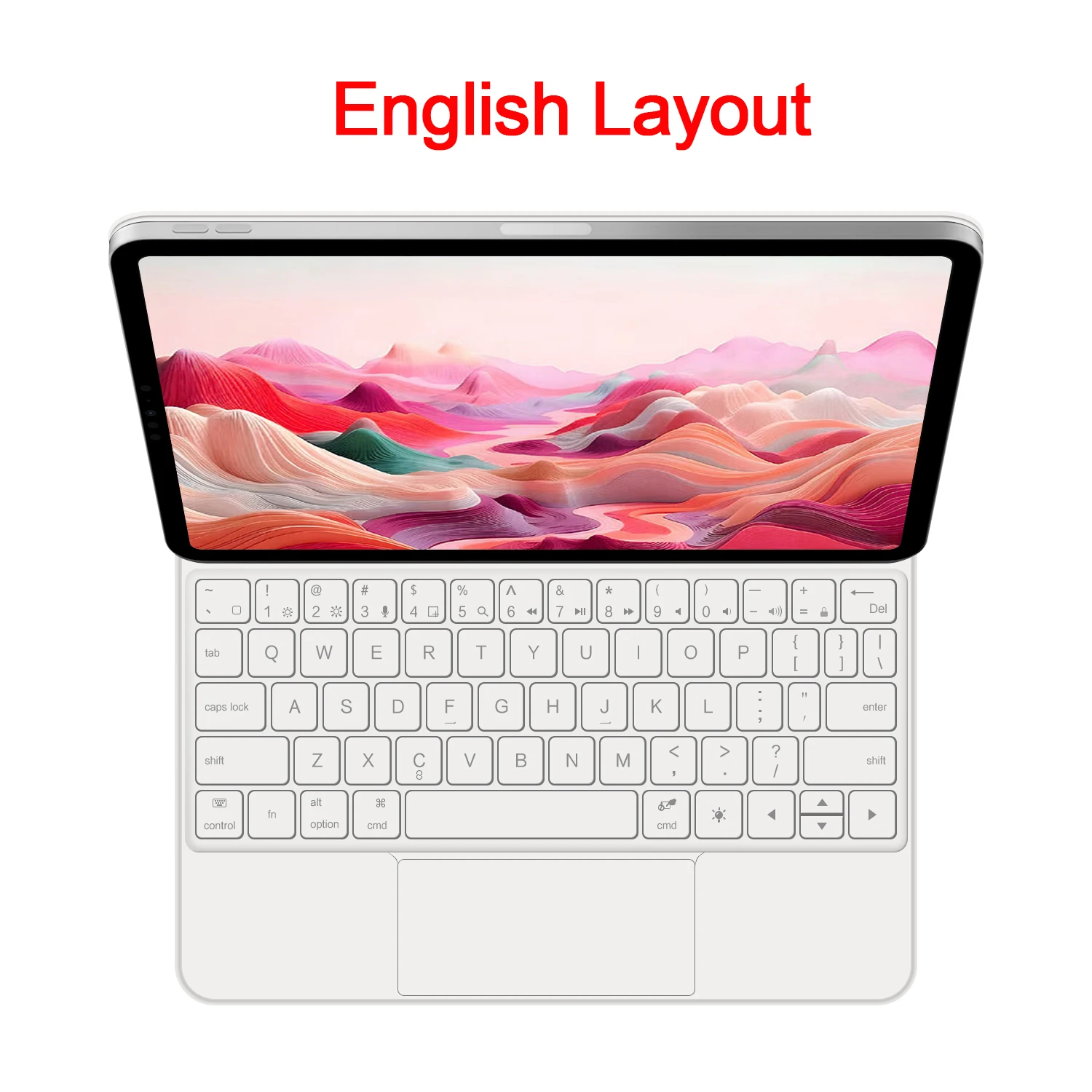 Magic Backlight Keyboard Folio with Smart Magnetic Cover and TouchPad ...