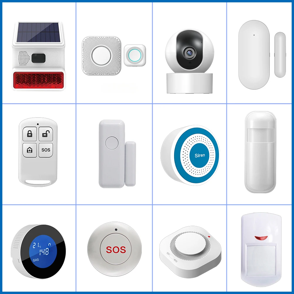 Tuya-Smart-Home-Alarm-System-Door-PIR-Siren-Smoke-GAS-Password-Keypad ...