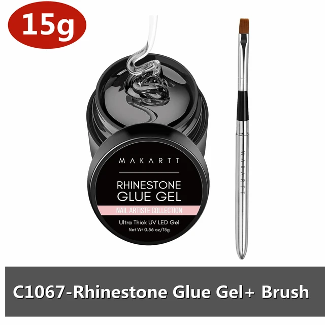 Makartt Nail Rhinestone Glue Gel for Nails, 30g Super Strong Adhesive ...