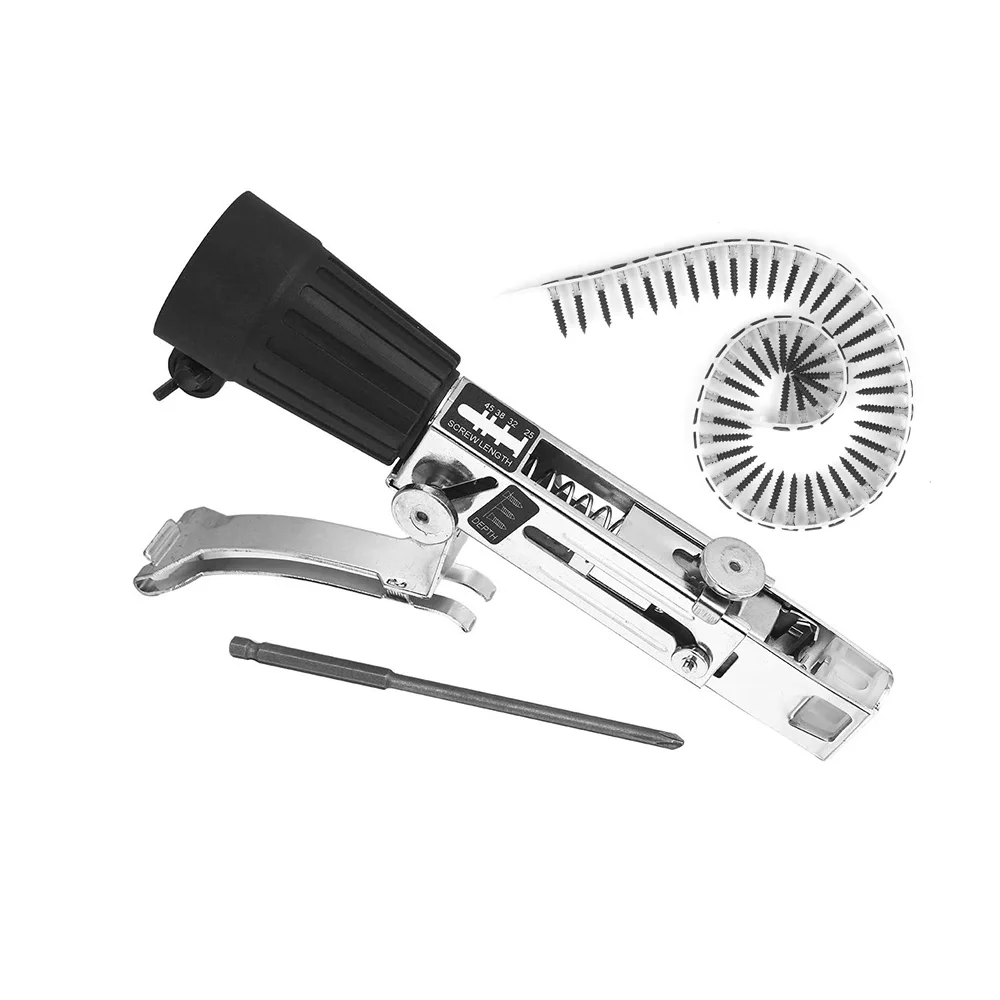 Automatic Chain Nail Adapter Set Adjustable Screw Nozzle Woodworking ...