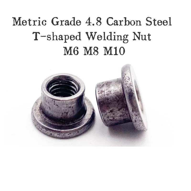 20/50pcs High Quality Metric Grade 4.8 Carbon Steel T-shaped Welding ...