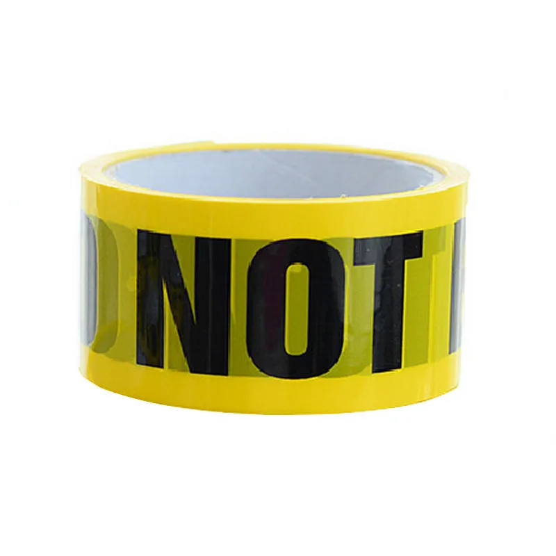 Yellow Caution Tape Black Background