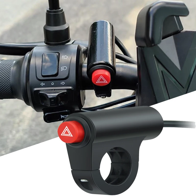 Universal-Motorcycle-Warning-Light-Switch-Button-Motorbike-Scooter ...