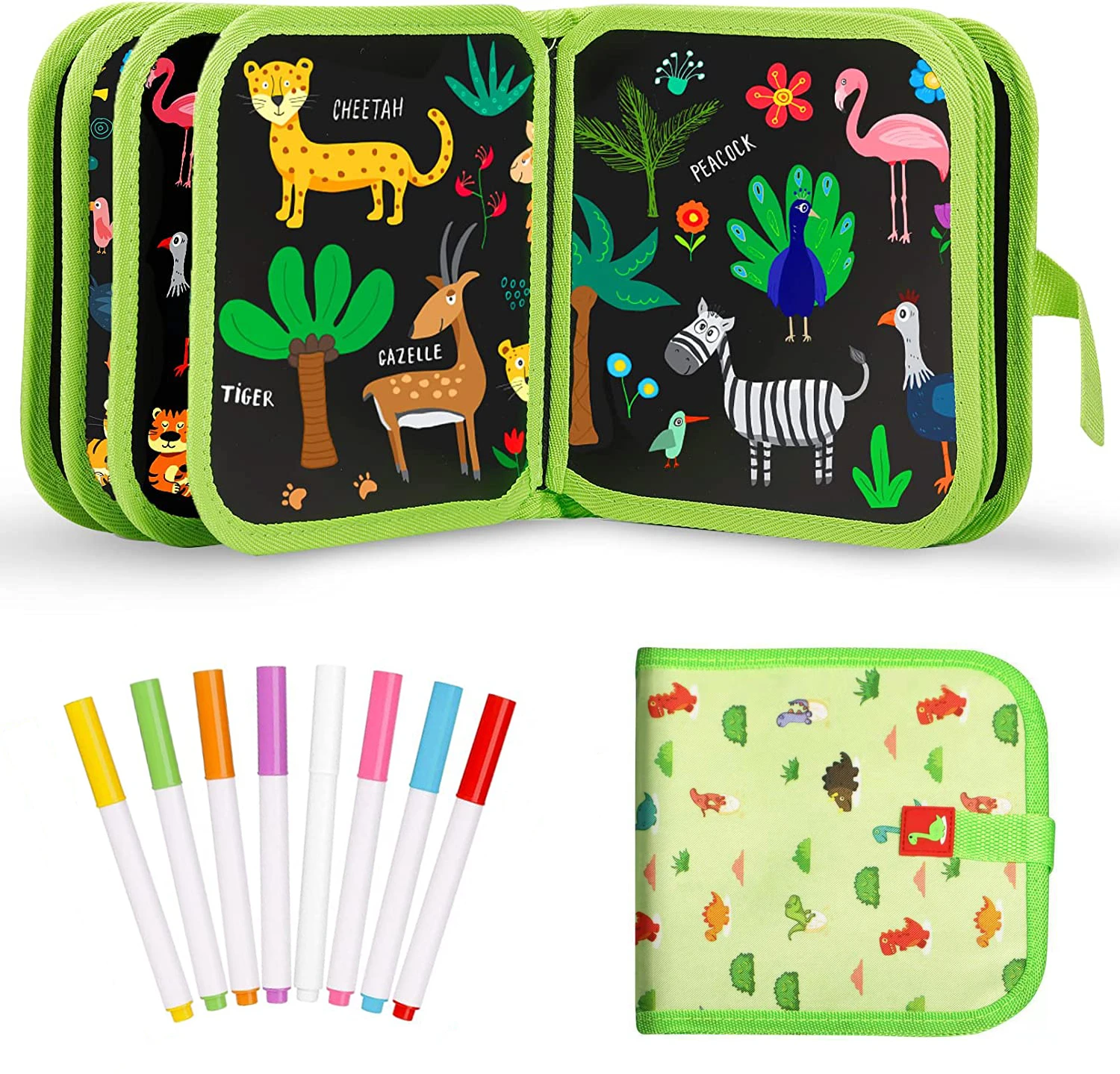 Kids Uitwisbare Doodle Boek Set Herbruikbare Tekening Pads Cartoon ...