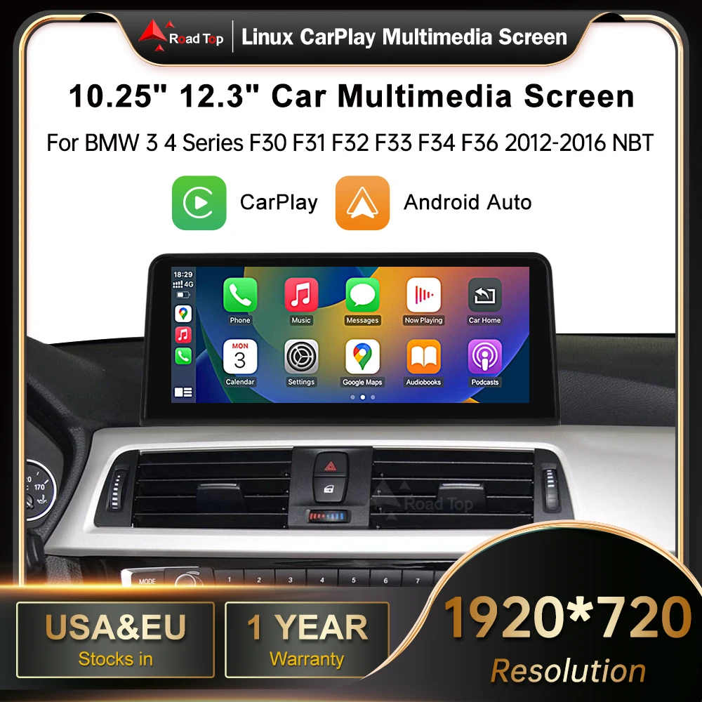 12-3-Wireless-Apple-CarPlay-Android-Auto-Multimedia-Display-Screen-For ...