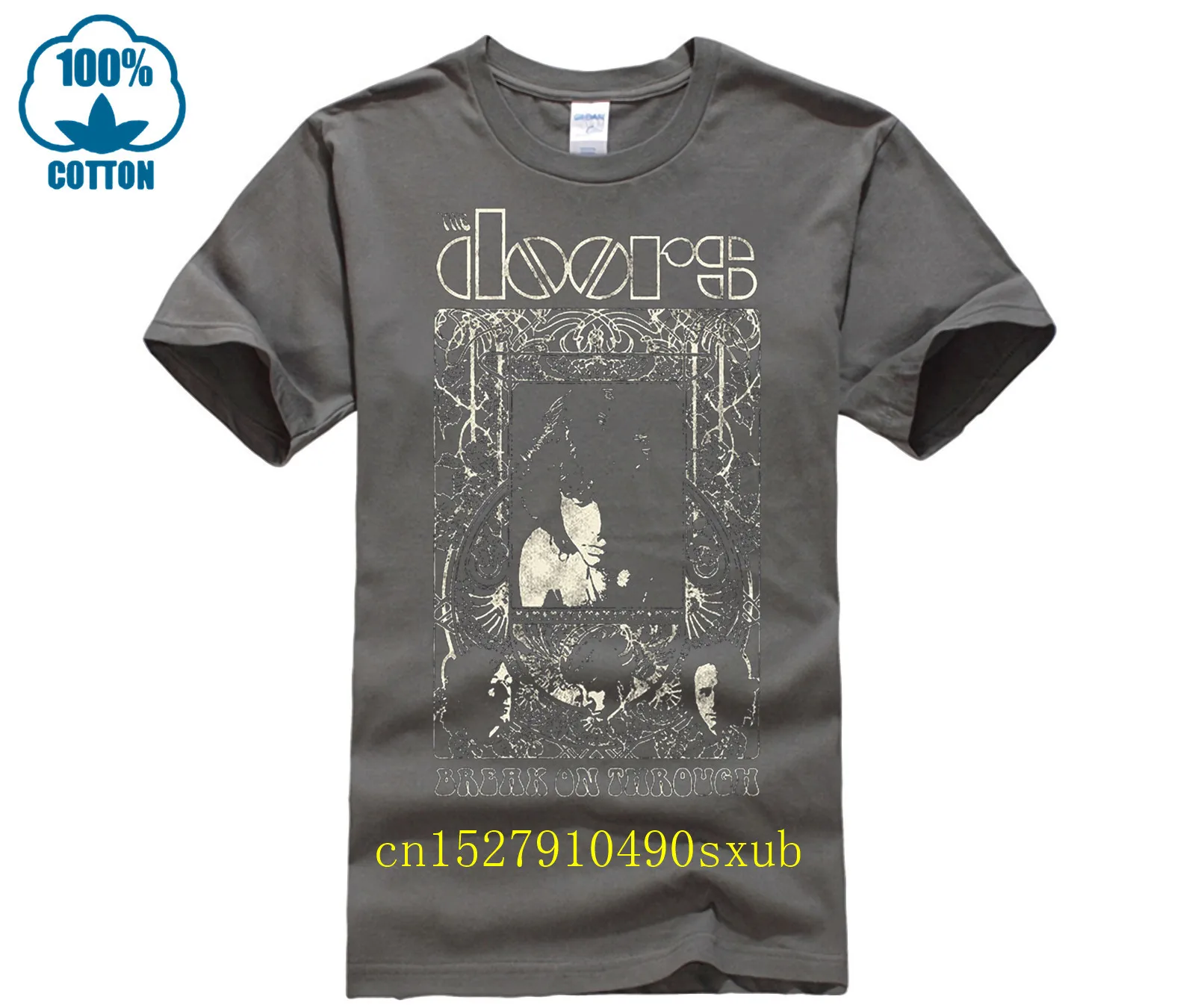 GILDAN Hipster The Doors Nouveau Unisex T Shirt Band Merch Jim Morrison ...