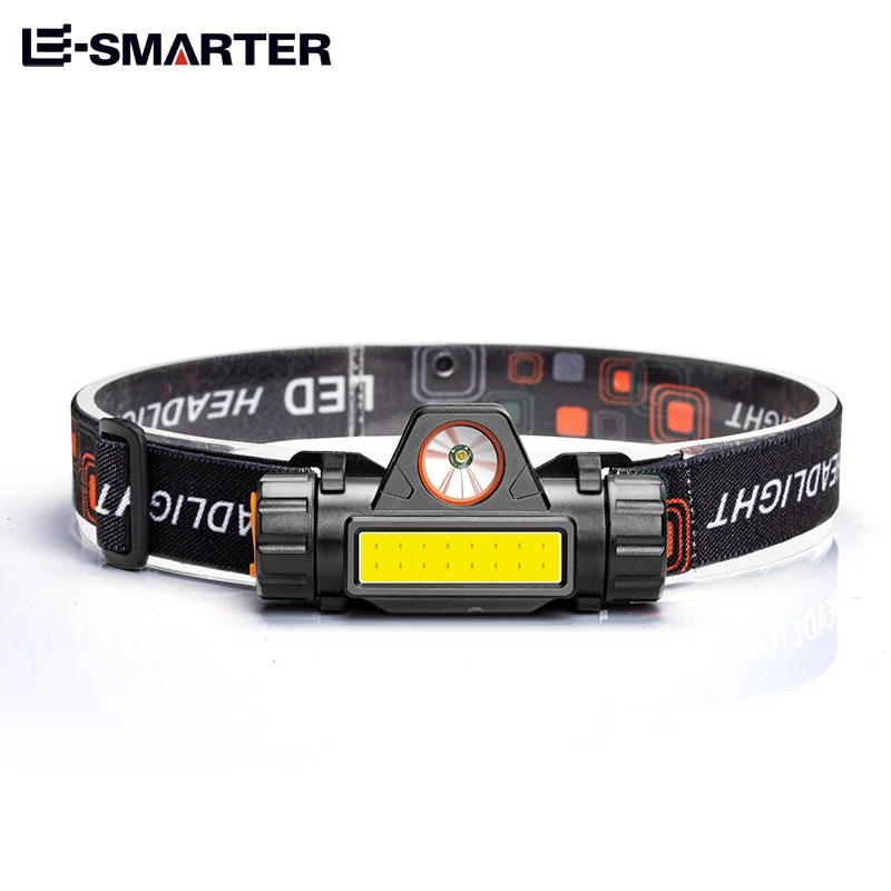 Waterproof Led Headlamp Cob Work Light 2 Modes With Magnet Usb ...