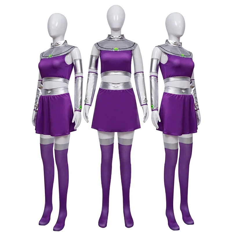 Teen-Titans-Superhero-Starfire-Koriand-r-Cosplay-Costume-Dress-Bodysuit ...