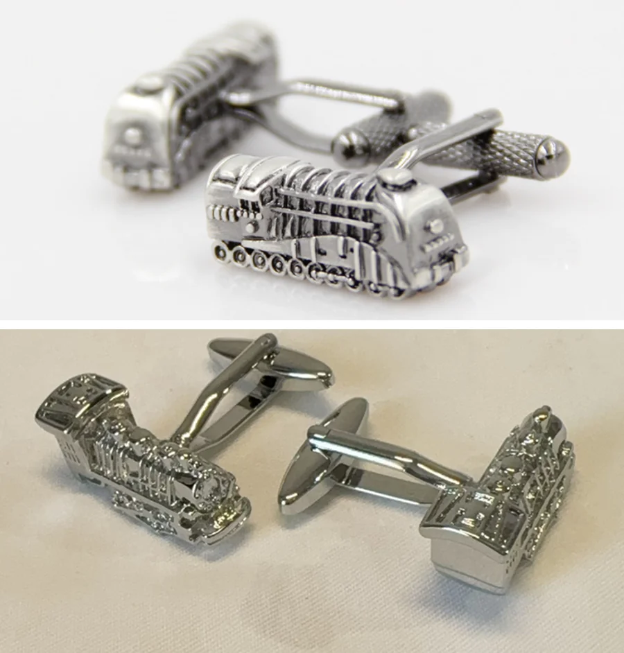 10pairs-Vintage-Steam-Train-Locomotive-Cufflinks-Retro-Railway-Engine ...