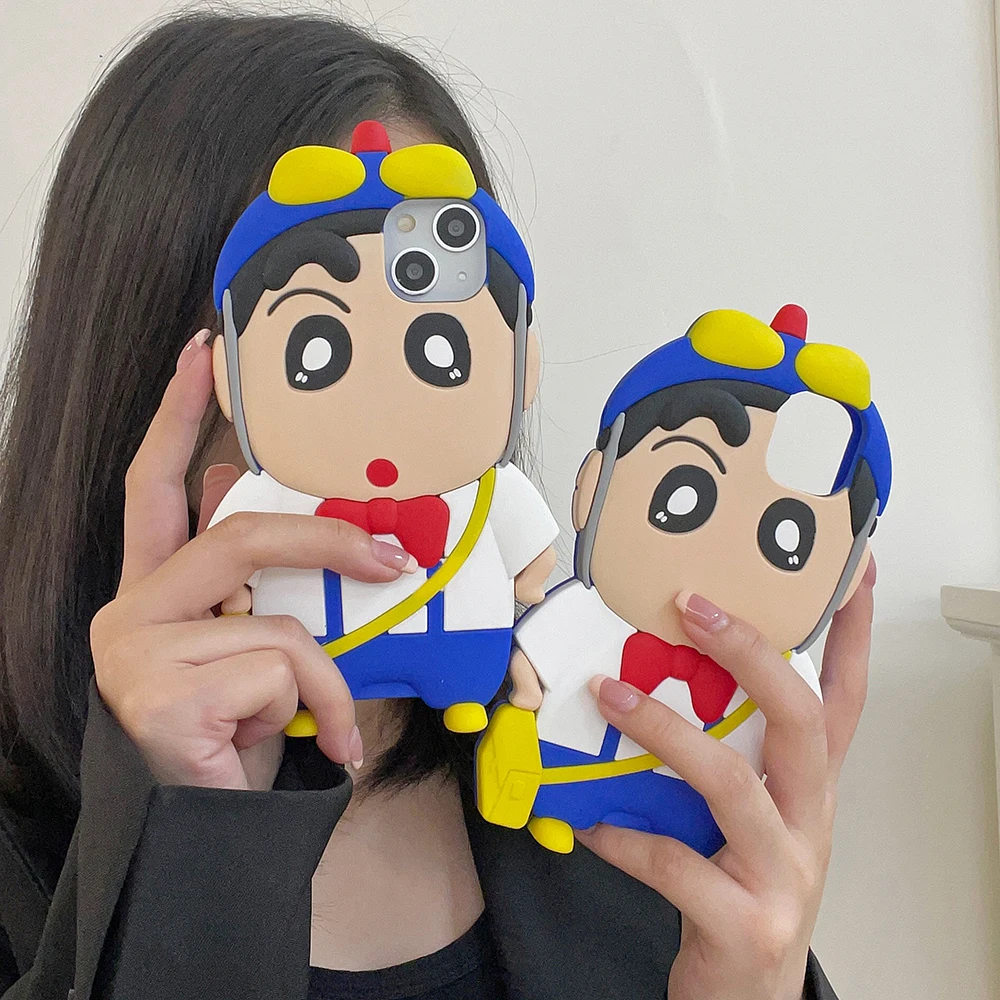 3D-Crayons-Shin-chans-Cartoon-Phone-Case-for-Iphone-11-12-13-14-Pro-Max ...
