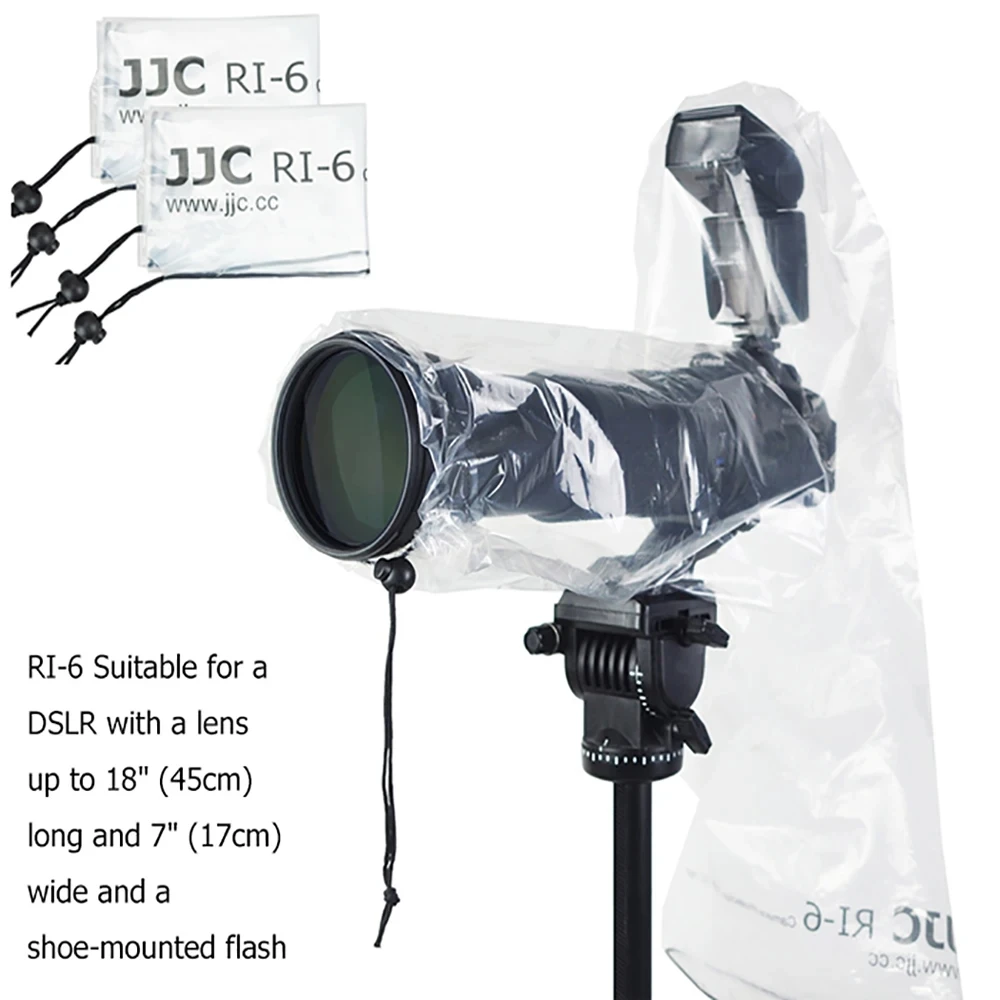 JJC-2PCS-Waterproof-Raincoat-Camera-Rain-Cover-Case-Bag-Protector-for ...