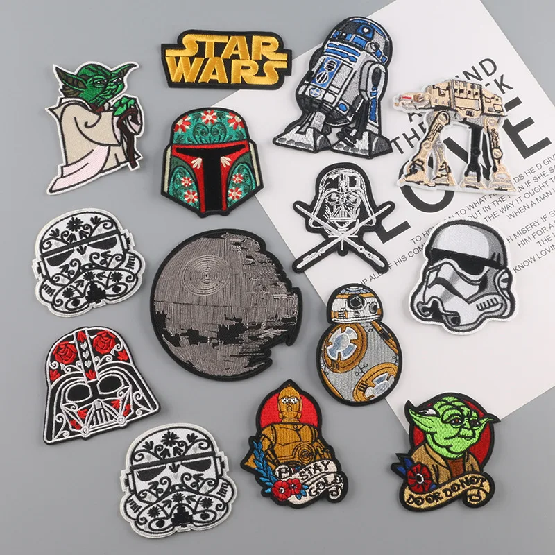Disney-Star-Wars-Patches-Embroidered-Patch-For-Clothing-Iron-On-Patch ...