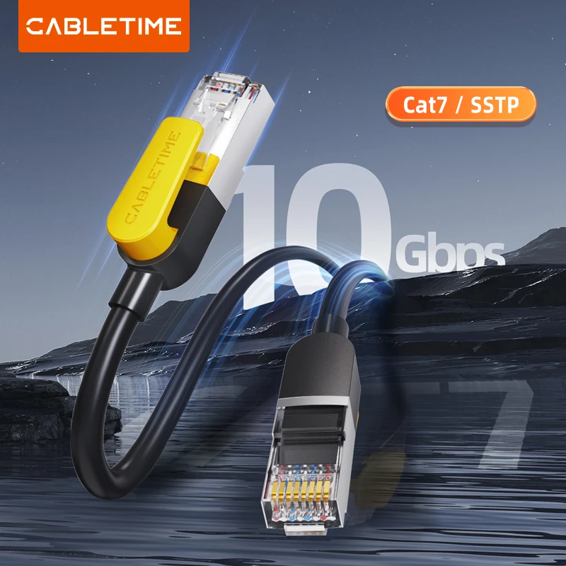 Cabletime-cat-7-cabo-ethernet-10gbps-cabo-de-rede-lan-cabo-de-internet ...