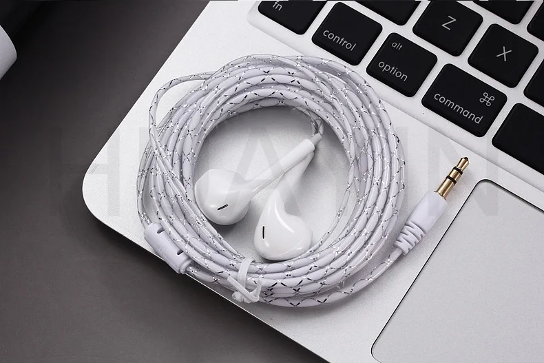 2-3-meters-long-line-wired-earphones-3-5mm-Jack-headset-crystal-line ...