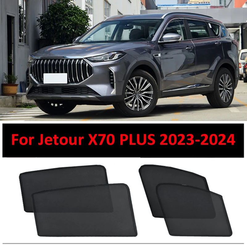 For-Jetour-X70-PLUS-2023-2024-Car-Sunshade-Side-Window-Mesh-Curtains ...