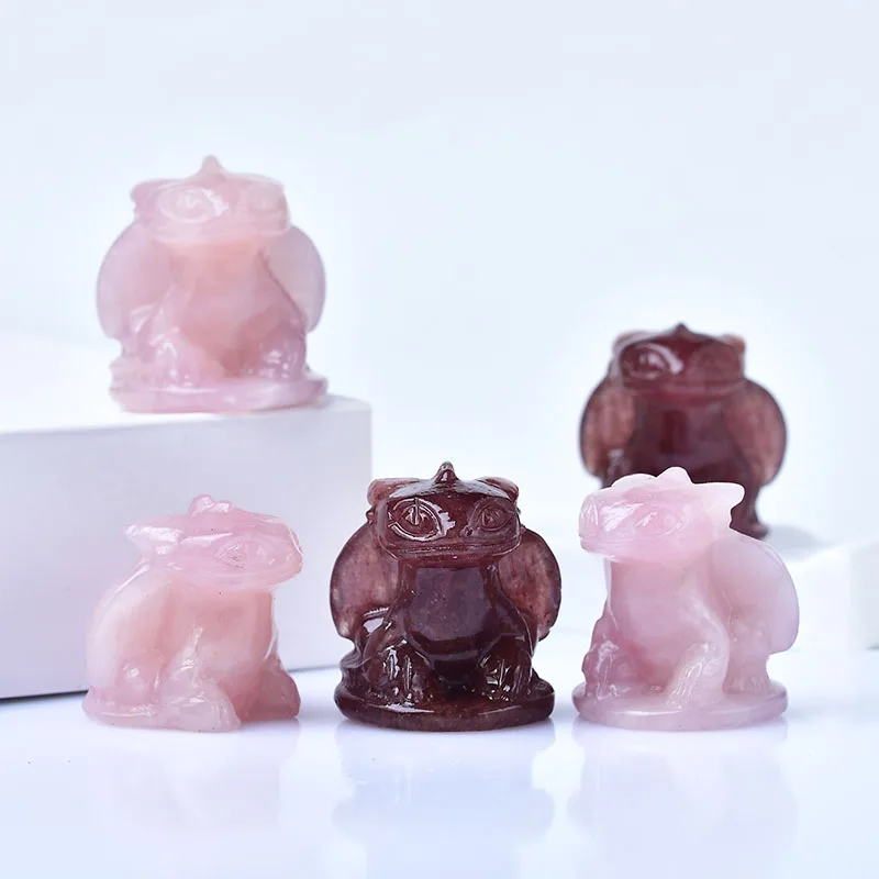 1PC-Natural-Rose-Quartz-Dragon-Toothless-Anime-Hand-Carving-Obsidian ...