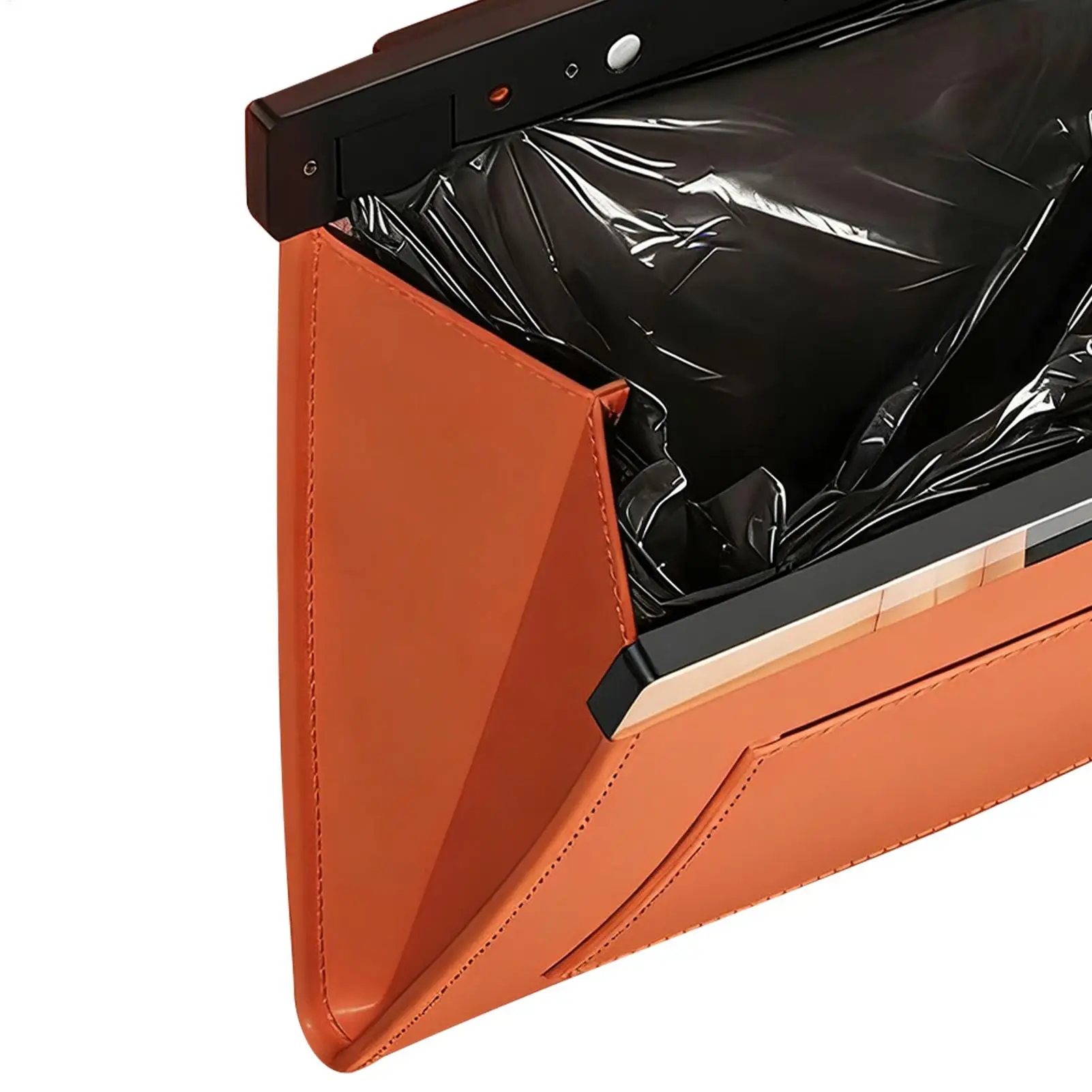 Trash Bag For Car Magnetic Closure Backseat Storage Organizer Foldable ...