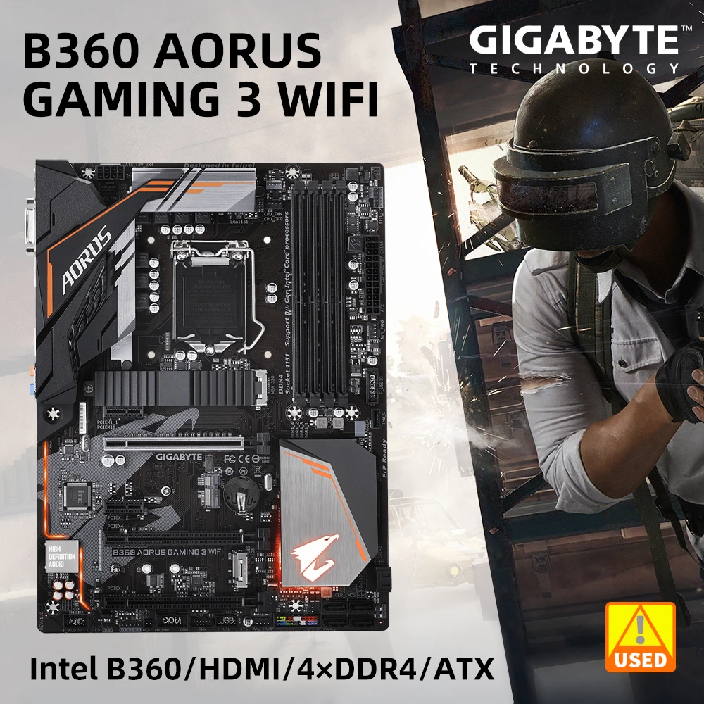 Gigabyte-B360-AORUS-GAMING-3-Placa-m-e-WiFi-Soquete-LGA1151-Chipset ...