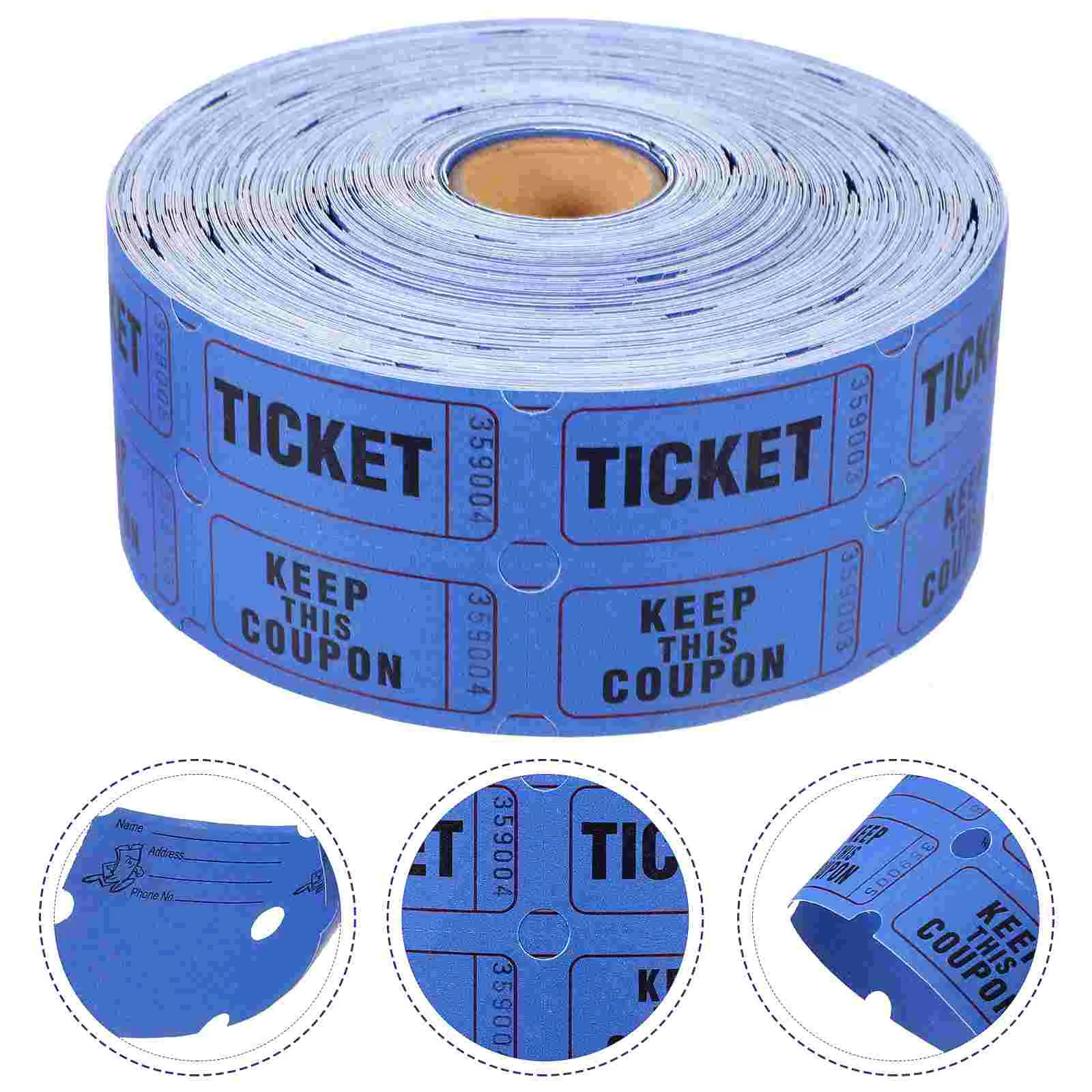 Lottery Raffle Tickets Prize Game Vouchers for Concert Universal Party ...