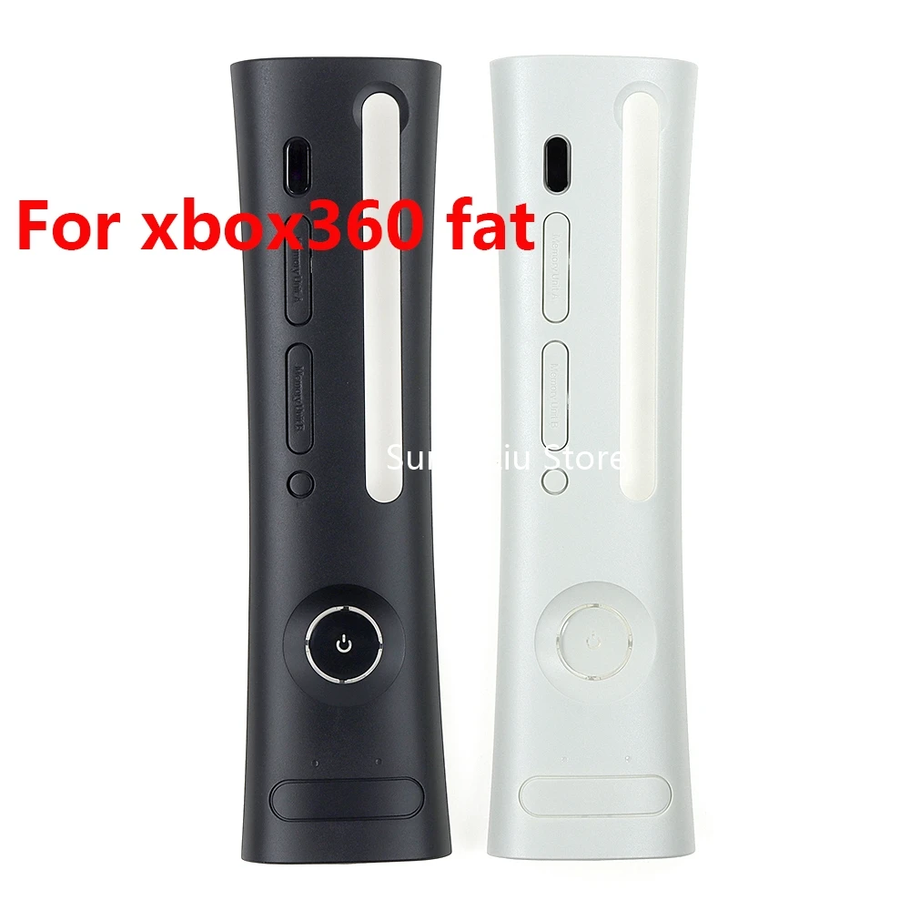 10PCS Black white Faceplate cover for xbox360 Fat console Durable Front ...