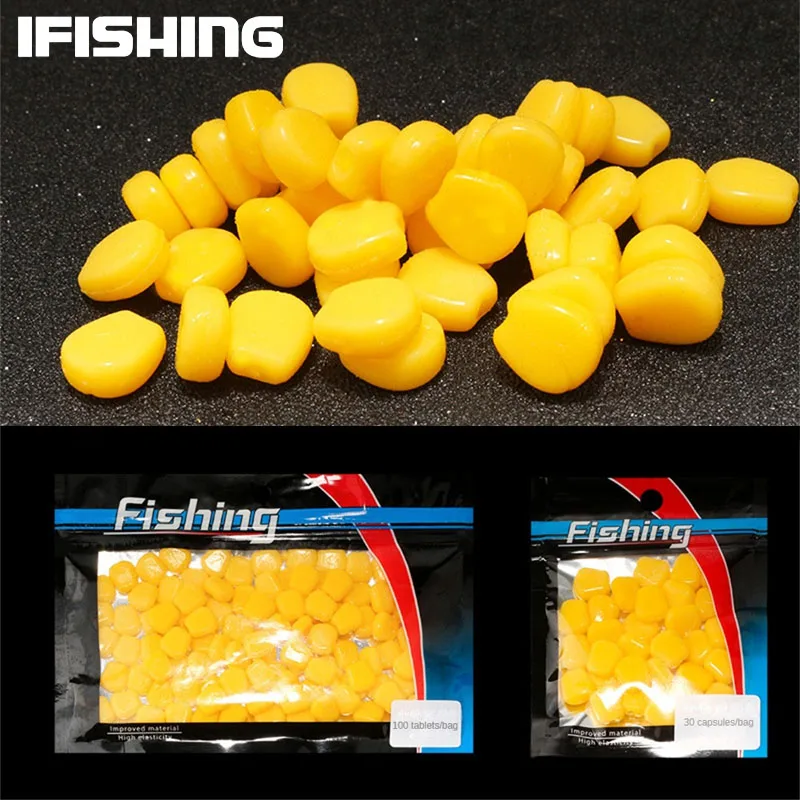 Silicone-Corn-Smell-Soft-Bait-Floating-Water-Corn-Carp-Fishing-Lures ...