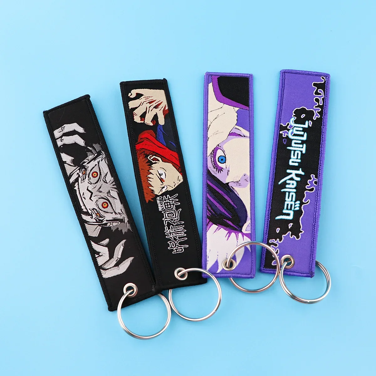 2pcs-Satoru-Gojo-Itadori-Yuji-Key-Tag-Keychain-Jujutsu-Figure-Key-Chain ...