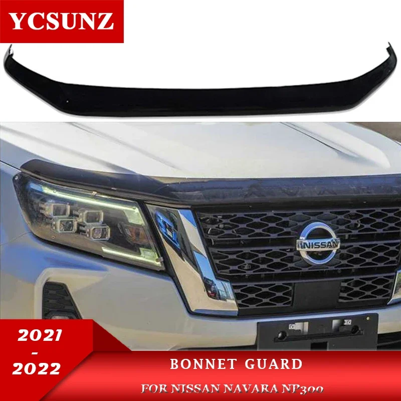 Acr-lico-Bonnet-Guard-para-Nissan-Navara-NP300-Frontier-protetor-do-cap ...