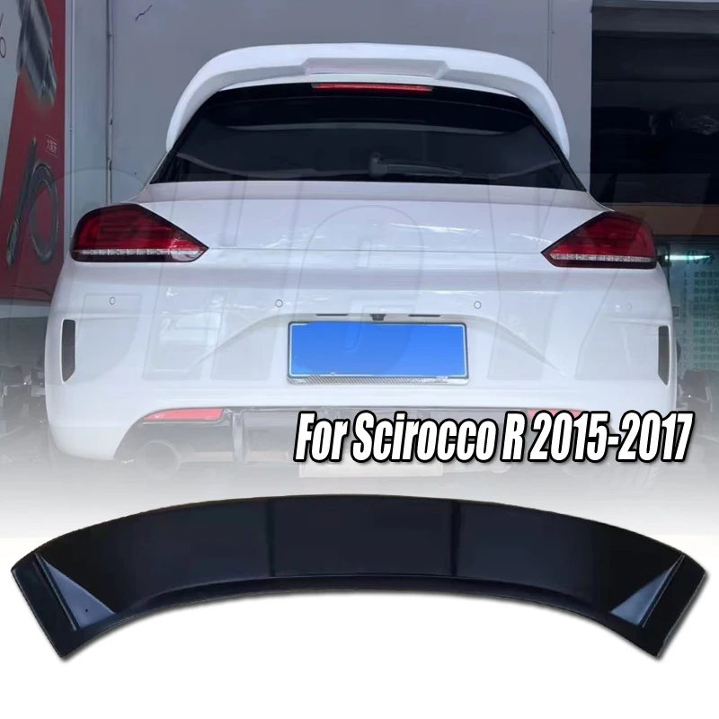 Black-Carbon-Fiber-Roof-Spoiler-For-Volkswagen-Scirocco-R-Regular ...