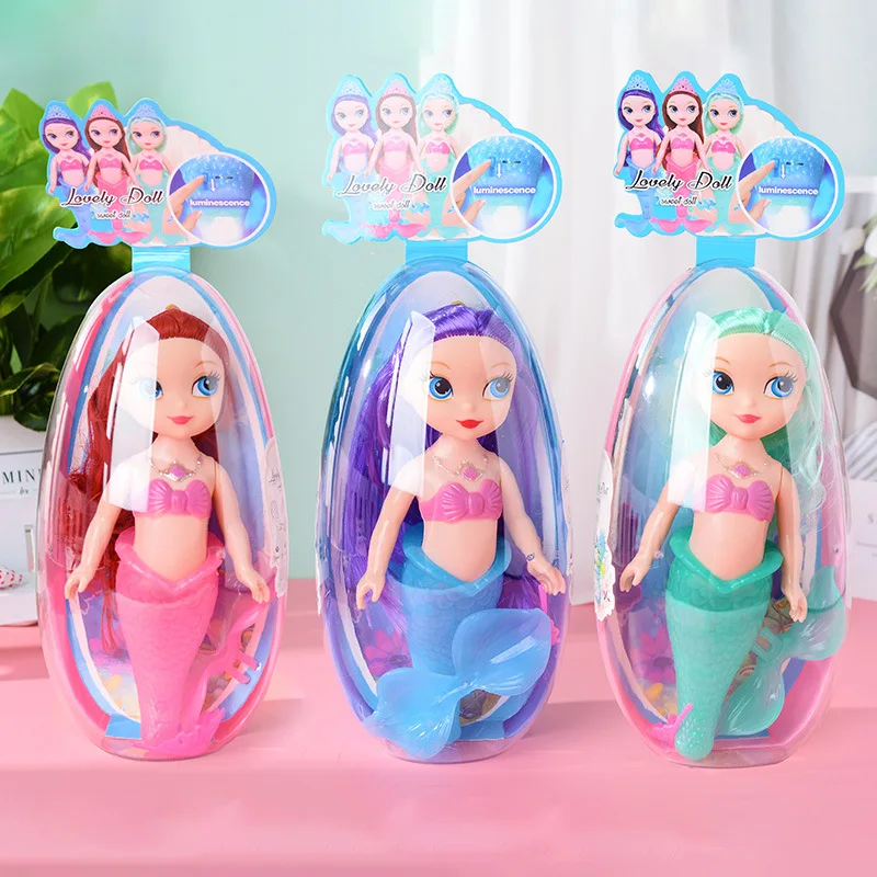 Lighting Mermaid Doll Suit Gift Children Doll Toy Birthday Gift With ...