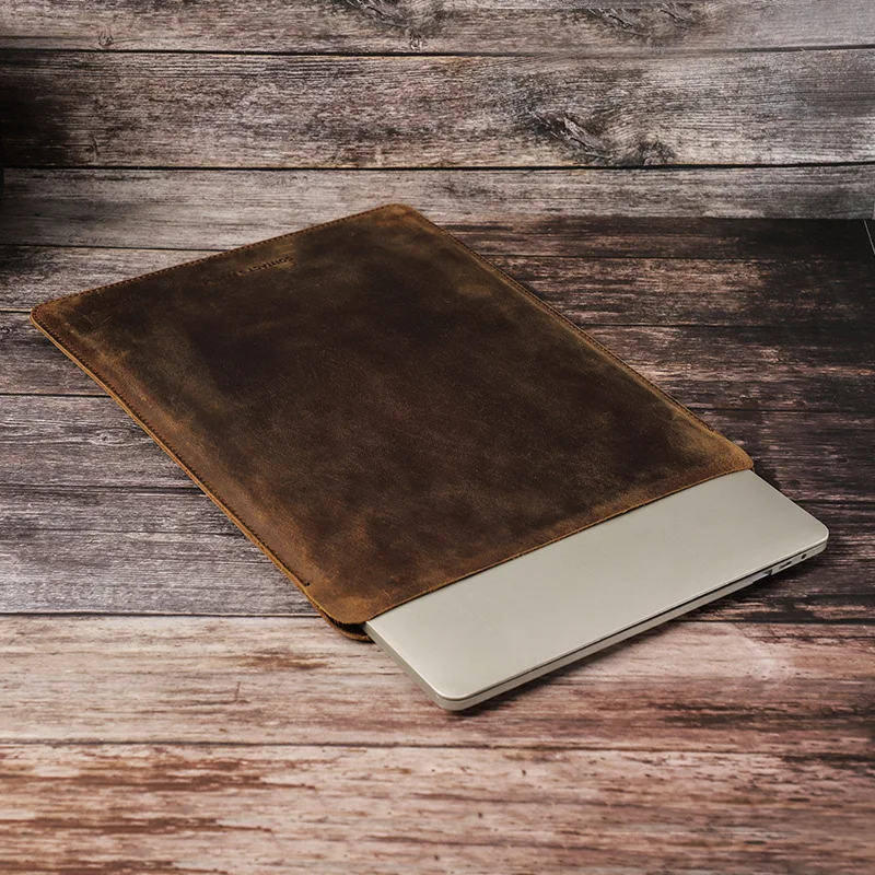 1PC-Genuine-Leather-Laptop-Sleeve-Bag-For-Macbook-Air-13-m1-m2-Pro-13 ...