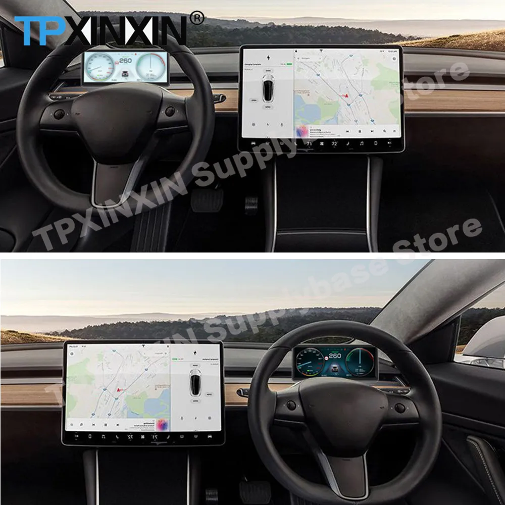RHD-LHD-Android-Digital-LCD-Touched-Dashboard-Panel-Virtual-Instrument ...