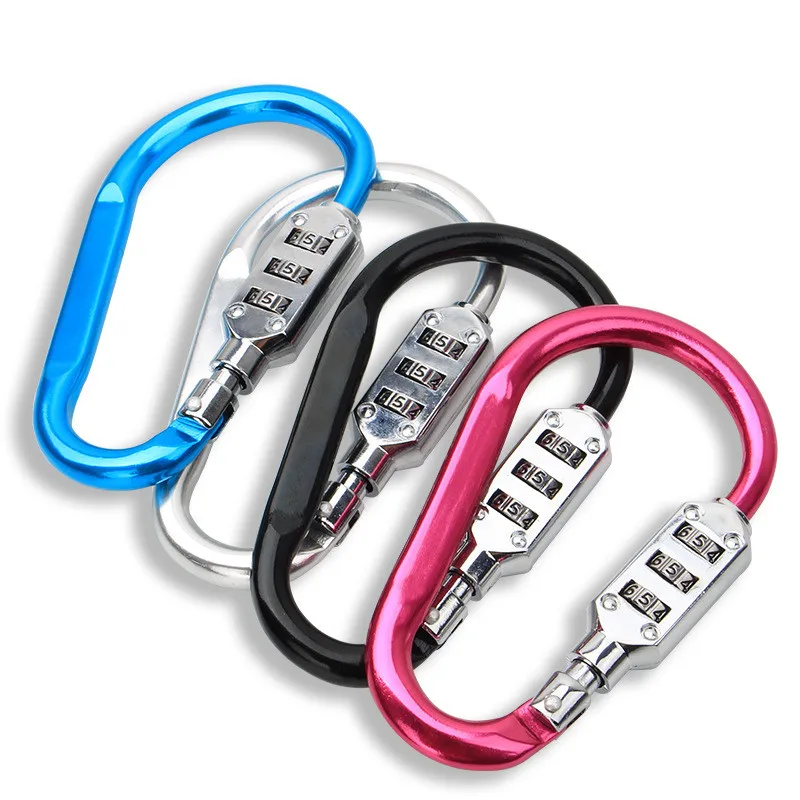 snap-hook-for-bag-Combination-Lock-Bottle-Hook-Buckle-carabiner-Padlock ...