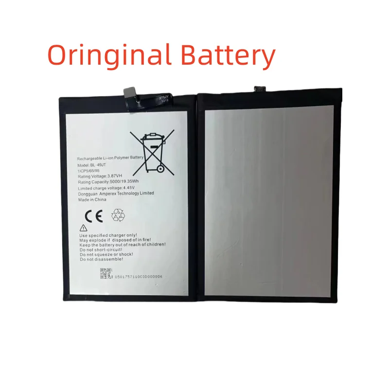 New Battery 5000mAh BL-49JT Battery For Tecno BL-49JT Mobile Phone ...