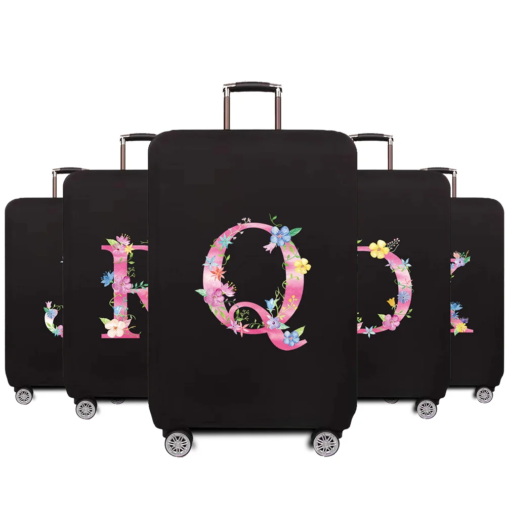 Luggage Case Suitcase Dust Luggage Protective Cover For 18 28 Inch Pink luggage-case-suitcase-dust-luggage-protective-cover-for-18-28-inch-pink