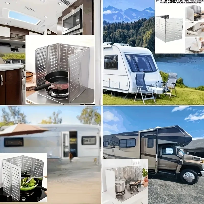 Aluminum Foldable Gas Stove Baffle Plate – The Kitchen Apprentice