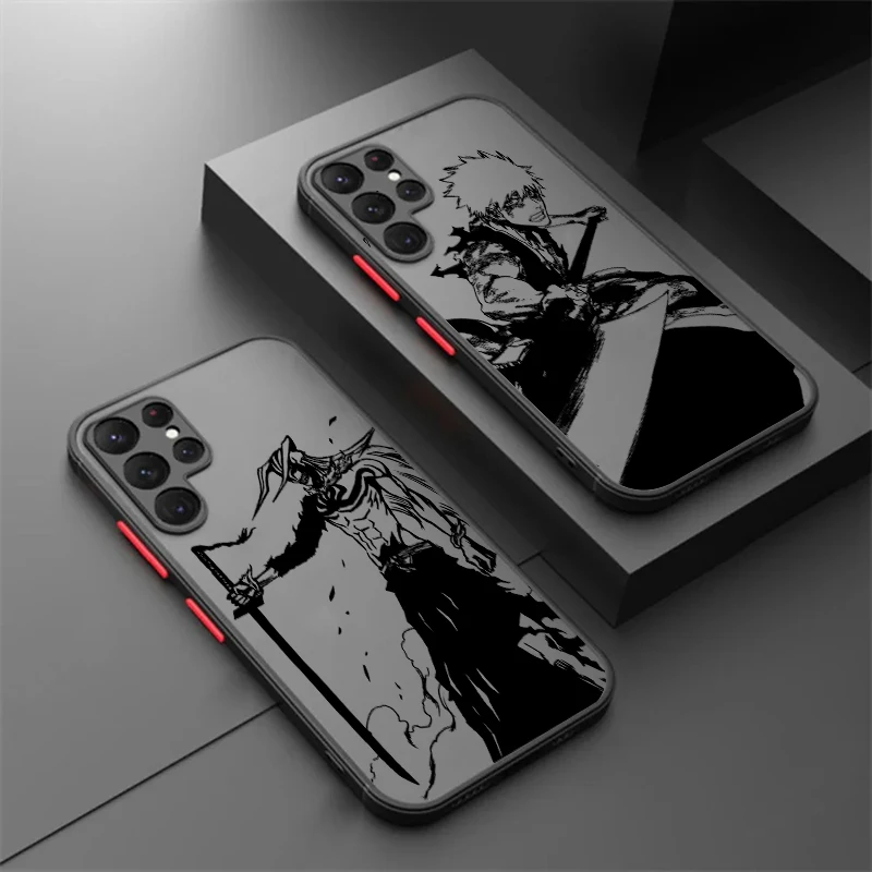 Japanese-BLEACH-Anime-Frosted-Translucent-For-Samsung-Galaxy-S24-S23 ...