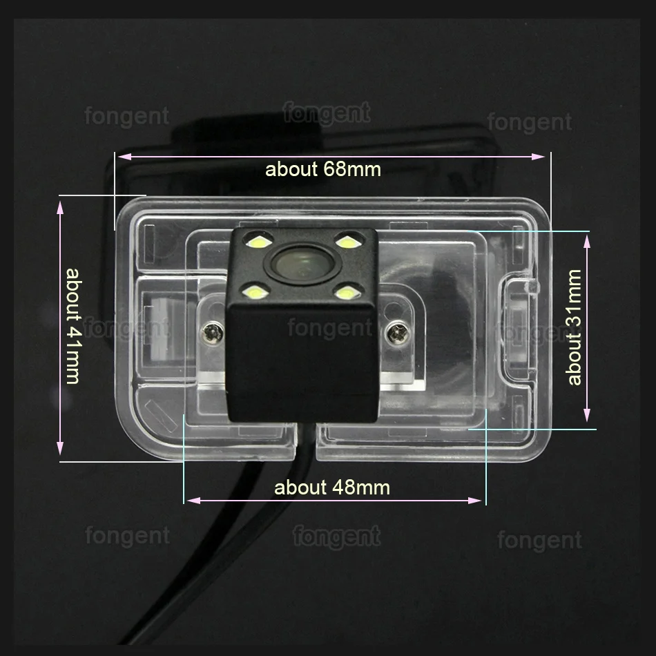 CAMERA DE RECUL,fish eye--Caméra de recul pour Suzuki Swift Sport, vue ...