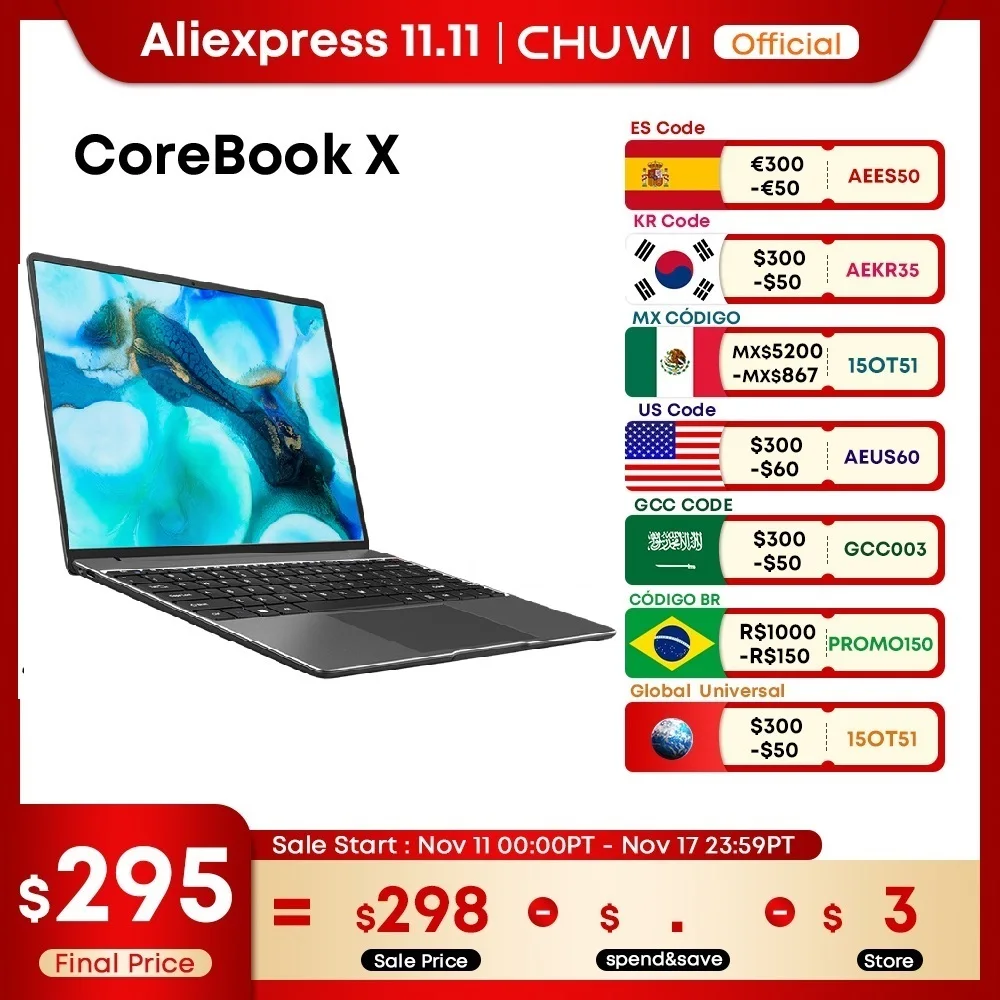 CHUWI-CoreBook-X-Gaming-Laptop-14-1-inch-FHD-IPS-Screen-Intel-Six-Cores ...