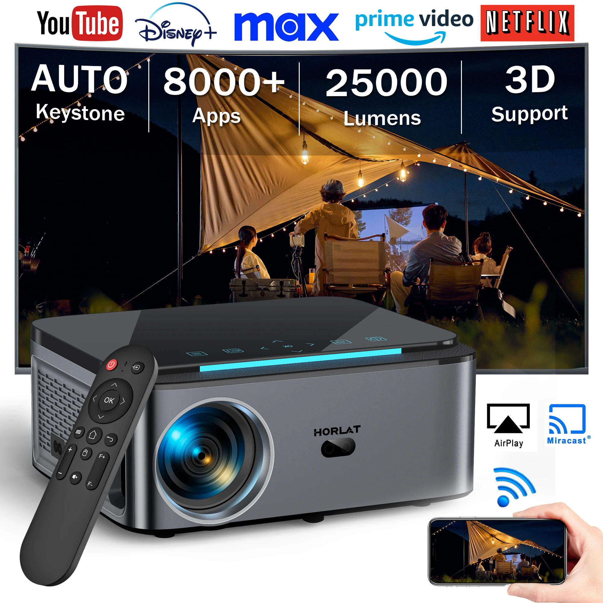 HORLAT-Outdoor-Android-Beamer-Projektor-Full-HD-1080P-4K-Video ...