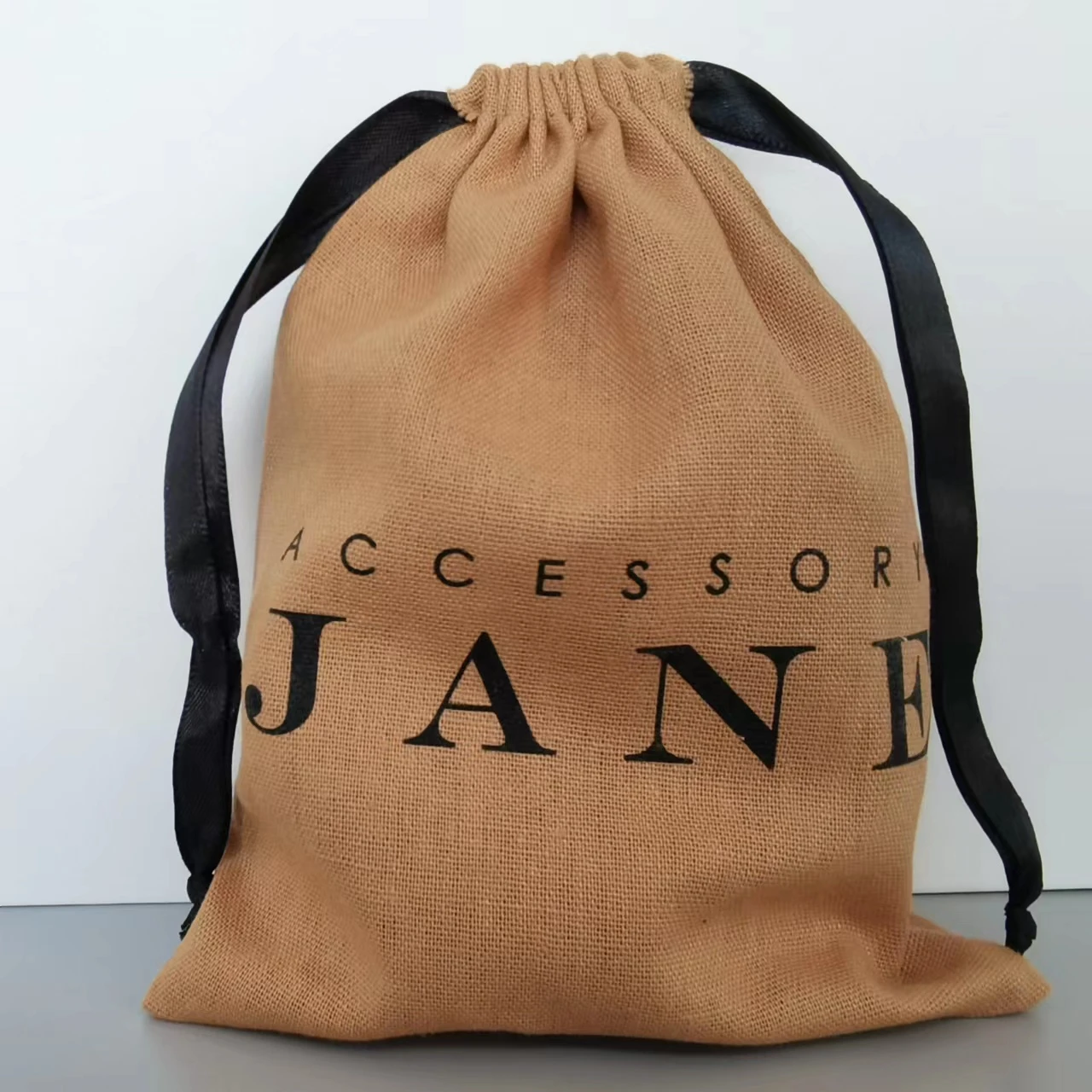 50P Personalized Soft Linen Cotton Drawstring Gift Bags Jewelry ...